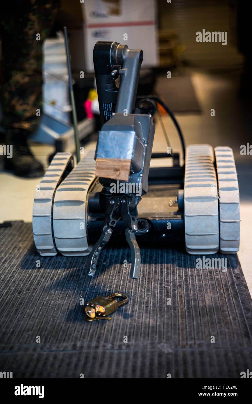 A member of the 376th Civil Engineer Squadron explosive ordnance ...