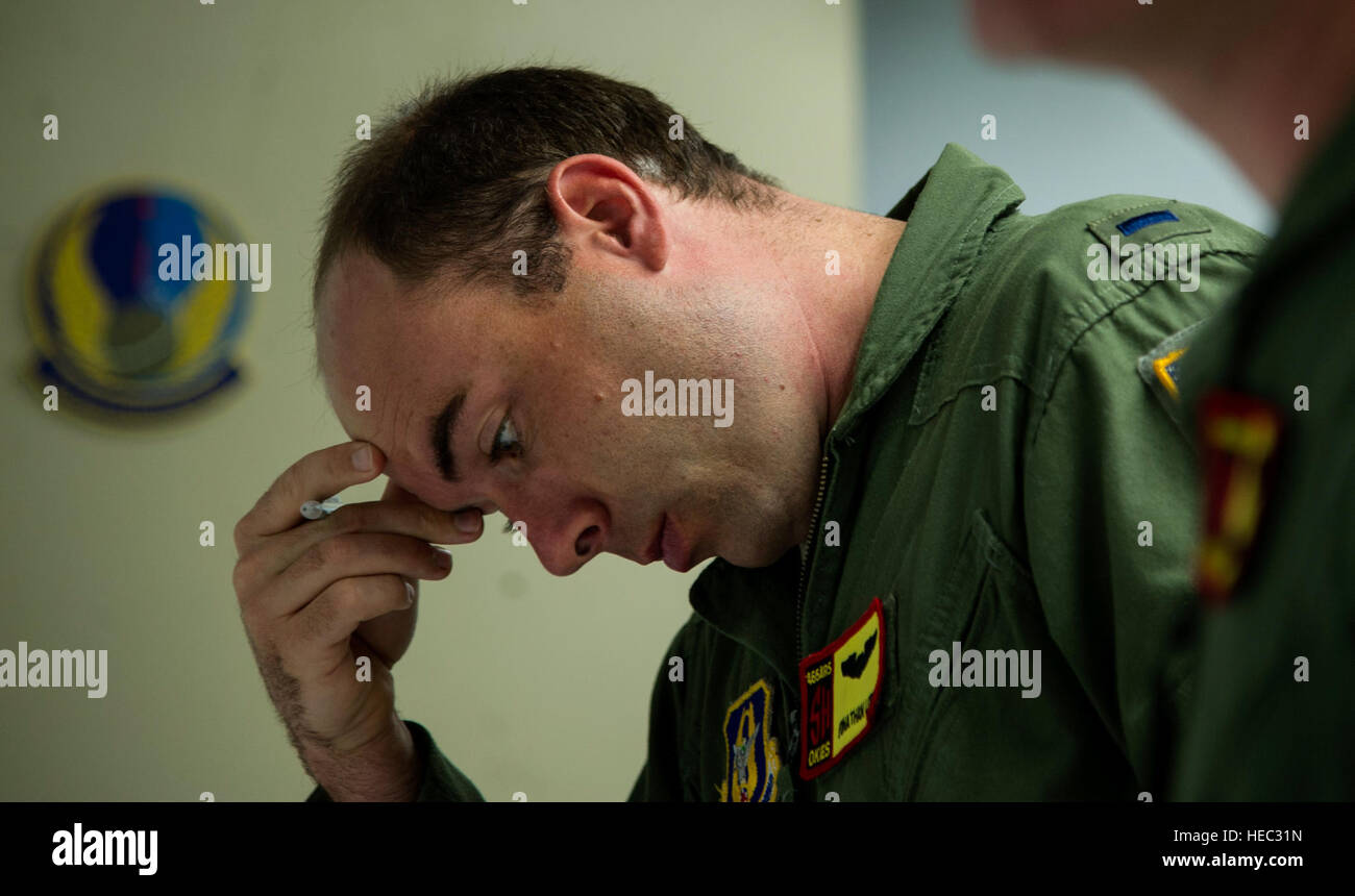 First Lt. Jonathan Loper, a KC-135 Stratotanker pilot with the 465th ...
