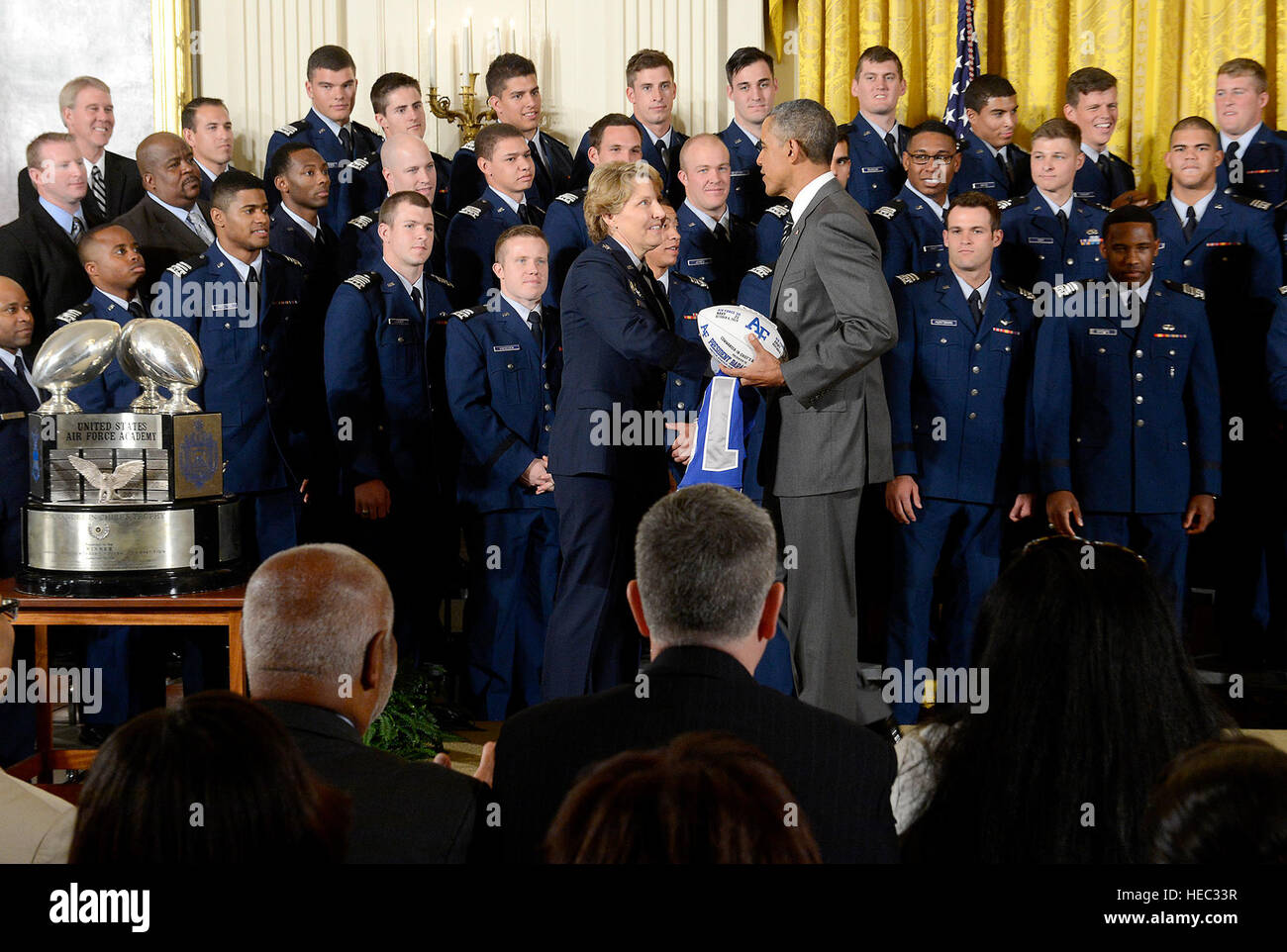 President Barack Obama congratulates Lt. Gen. Michelle D. Johnson ...