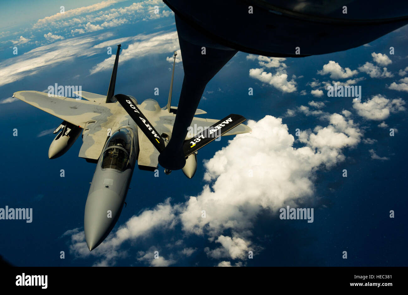 F 15c refueling hi-res stock photography and images - Alamy