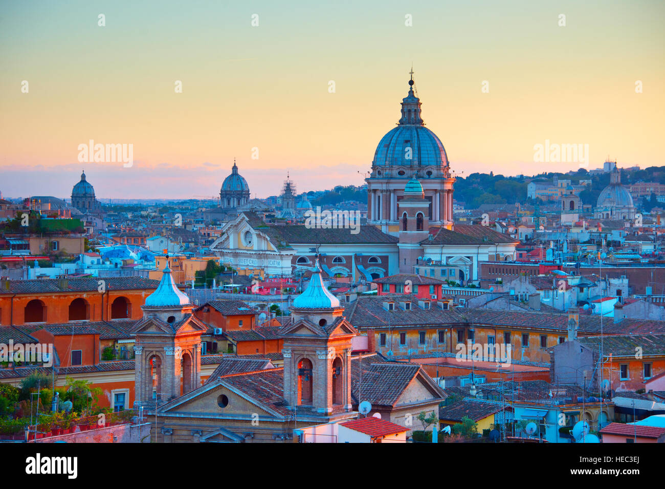 Beautiful panorama rome italy hi-res stock photography and images - Alamy