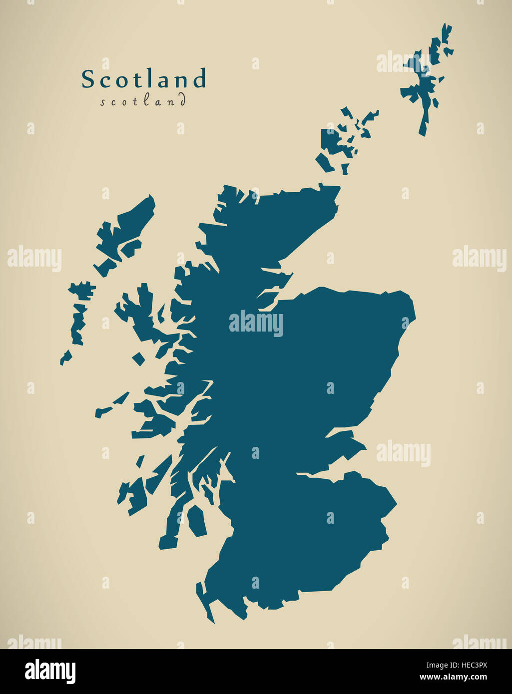 Map of scotland and counties hi-res stock photography and images - Alamy