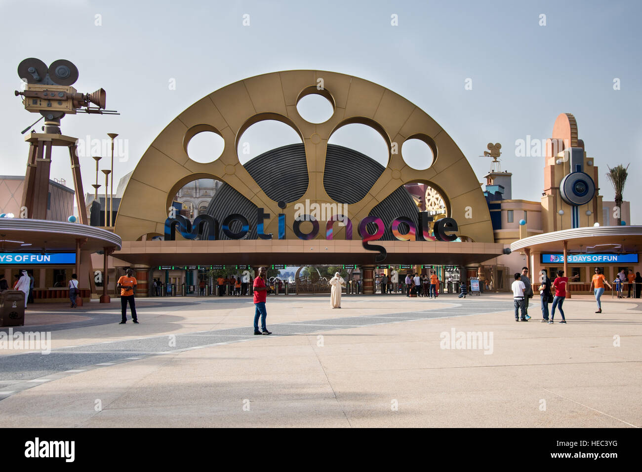 Dubai Parks and Resorts Motiongate Dubai United Arab Emirates Stock ...