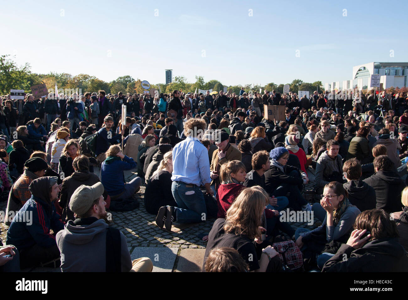 Occupy Berlin. Berlin, Germany Stock Photo - Alamy