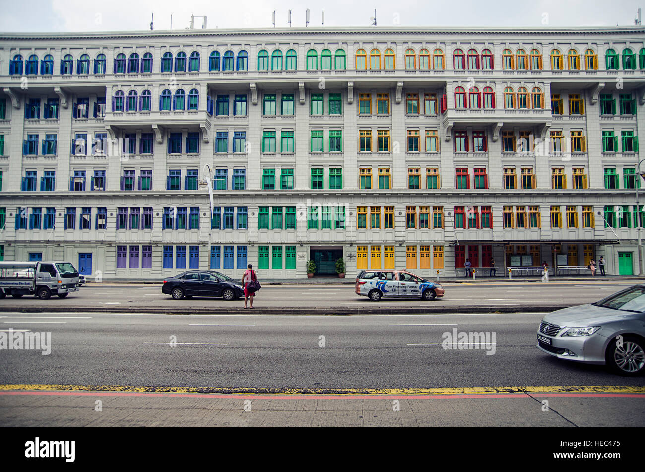 Cityscape skyscraper architecture sunset Stock Photo - Alamy