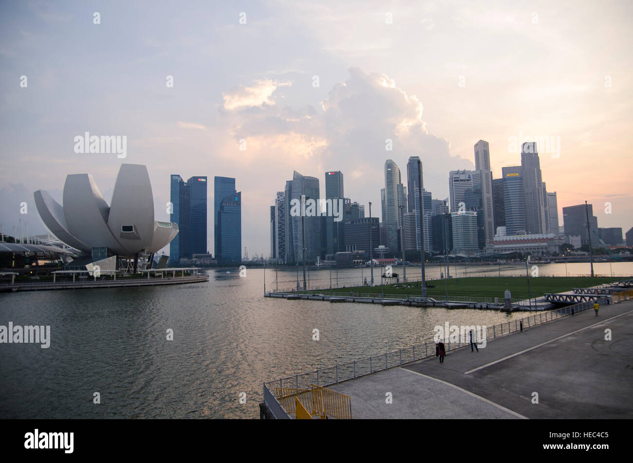 Cityscape skyscraper architecture sunset Stock Photo - Alamy