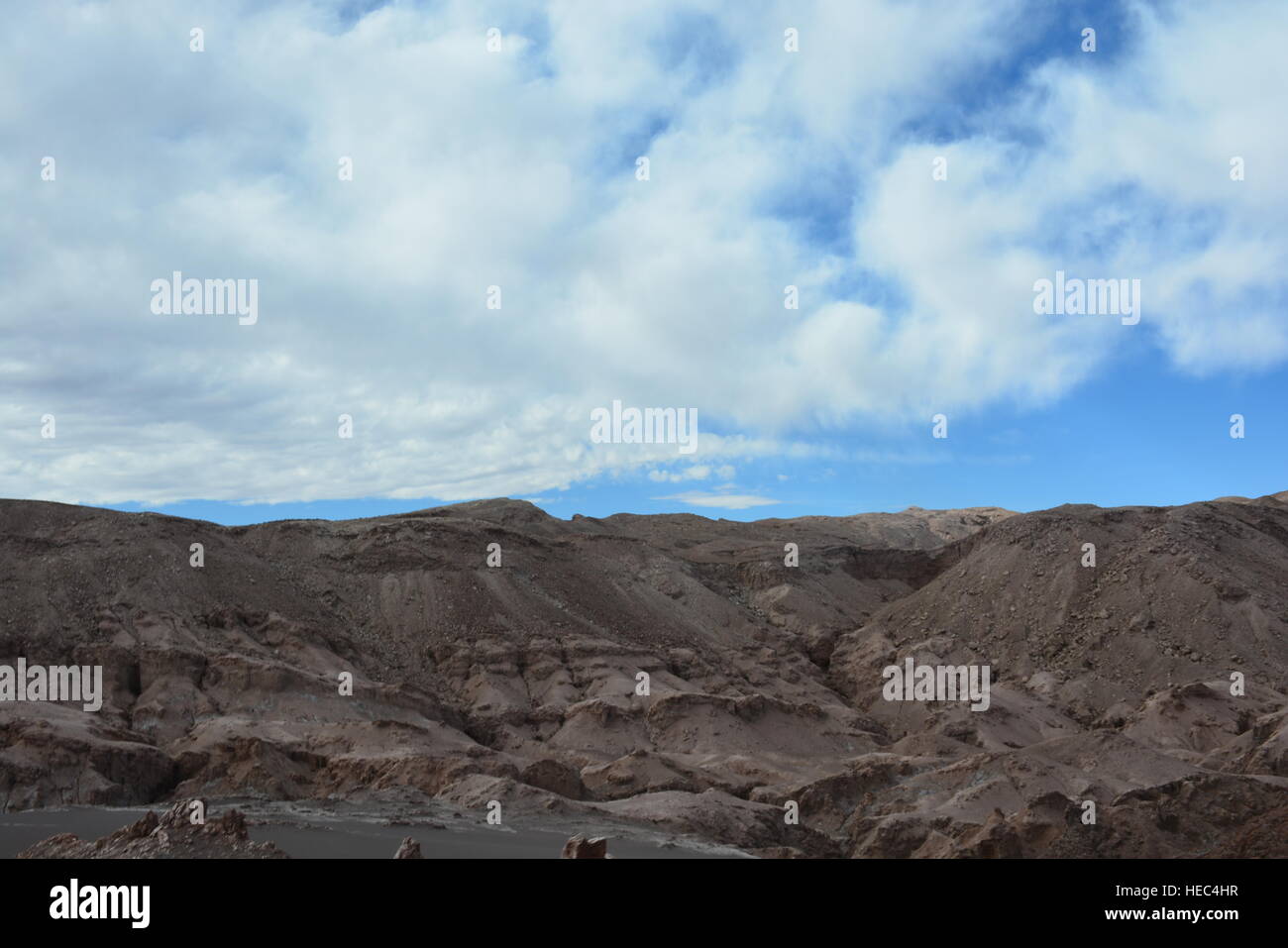 Landscape of mountains and Valley in Atacama desert Chile Stock Photo ...