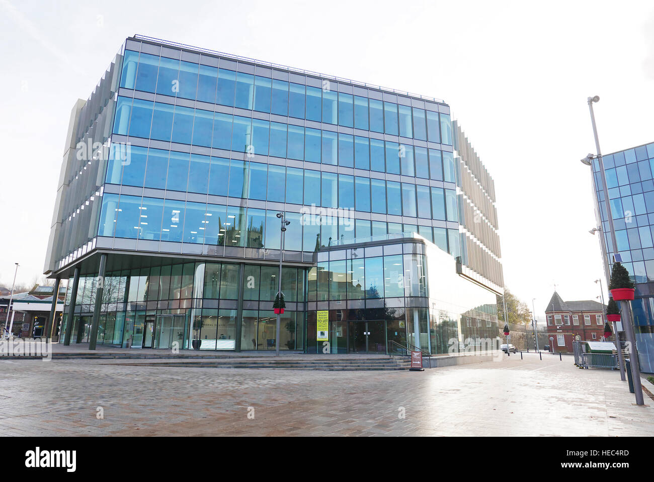 Cathedral Square office development Blackburn Stock Photo - Alamy