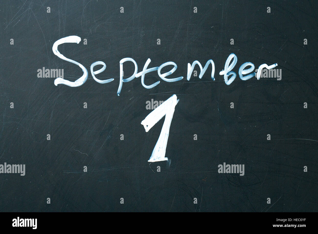 Lesson 1 blackboard hi-res stock photography and images - Alamy