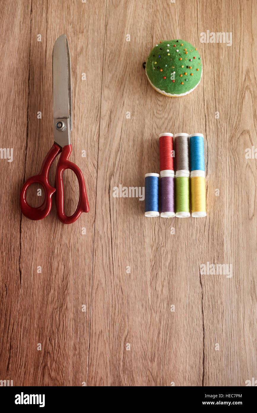 Essential elements of tailor's work Stock Photo - Alamy