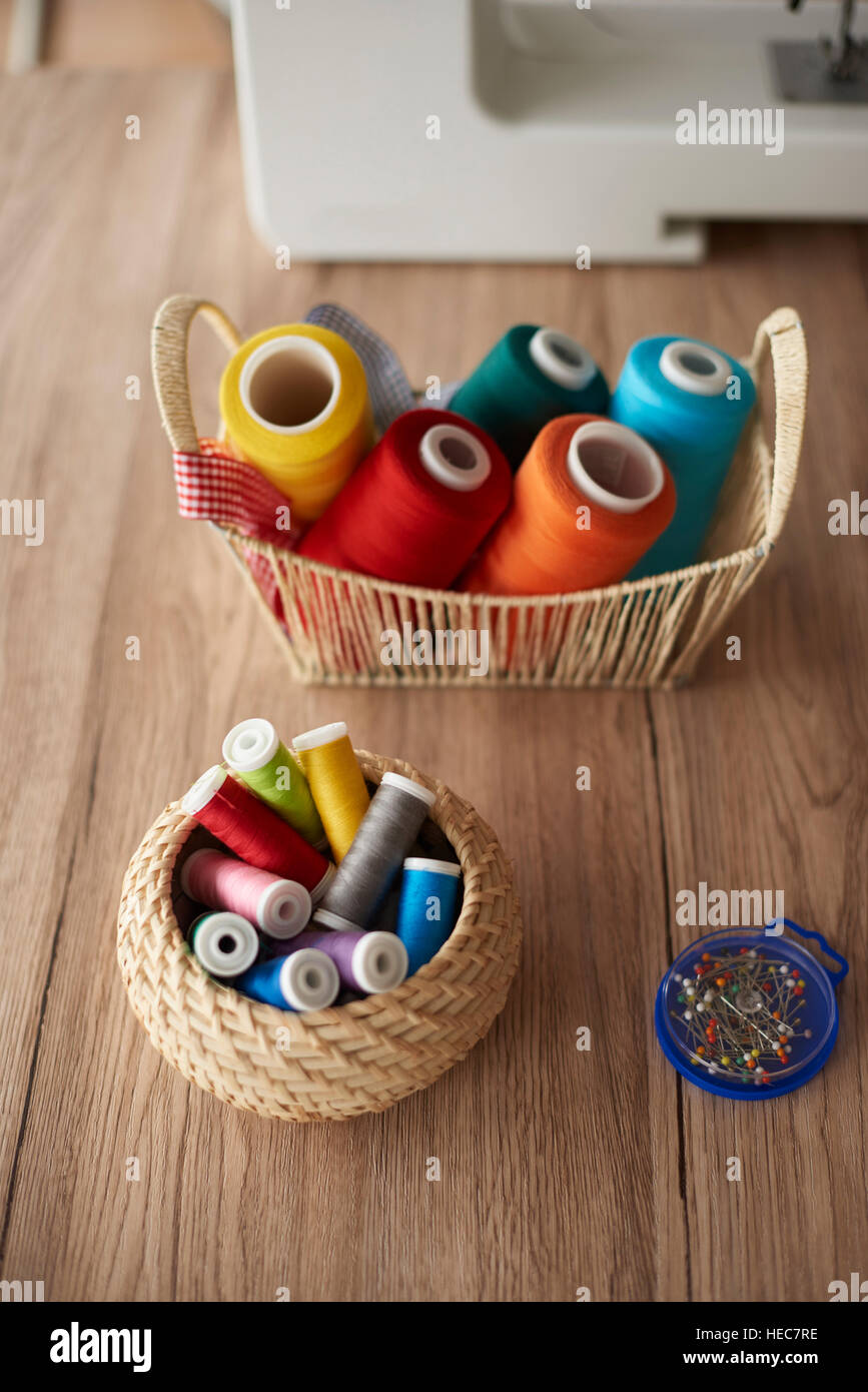 Sewing machine items hi-res stock photography and images - Alamy