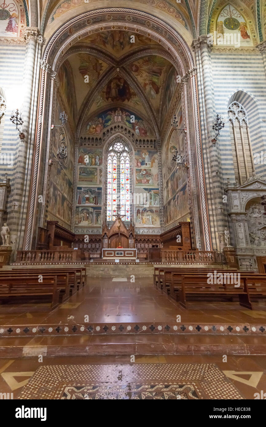 Interior of Roman Catholic cathedral Stock Photo - Alamy