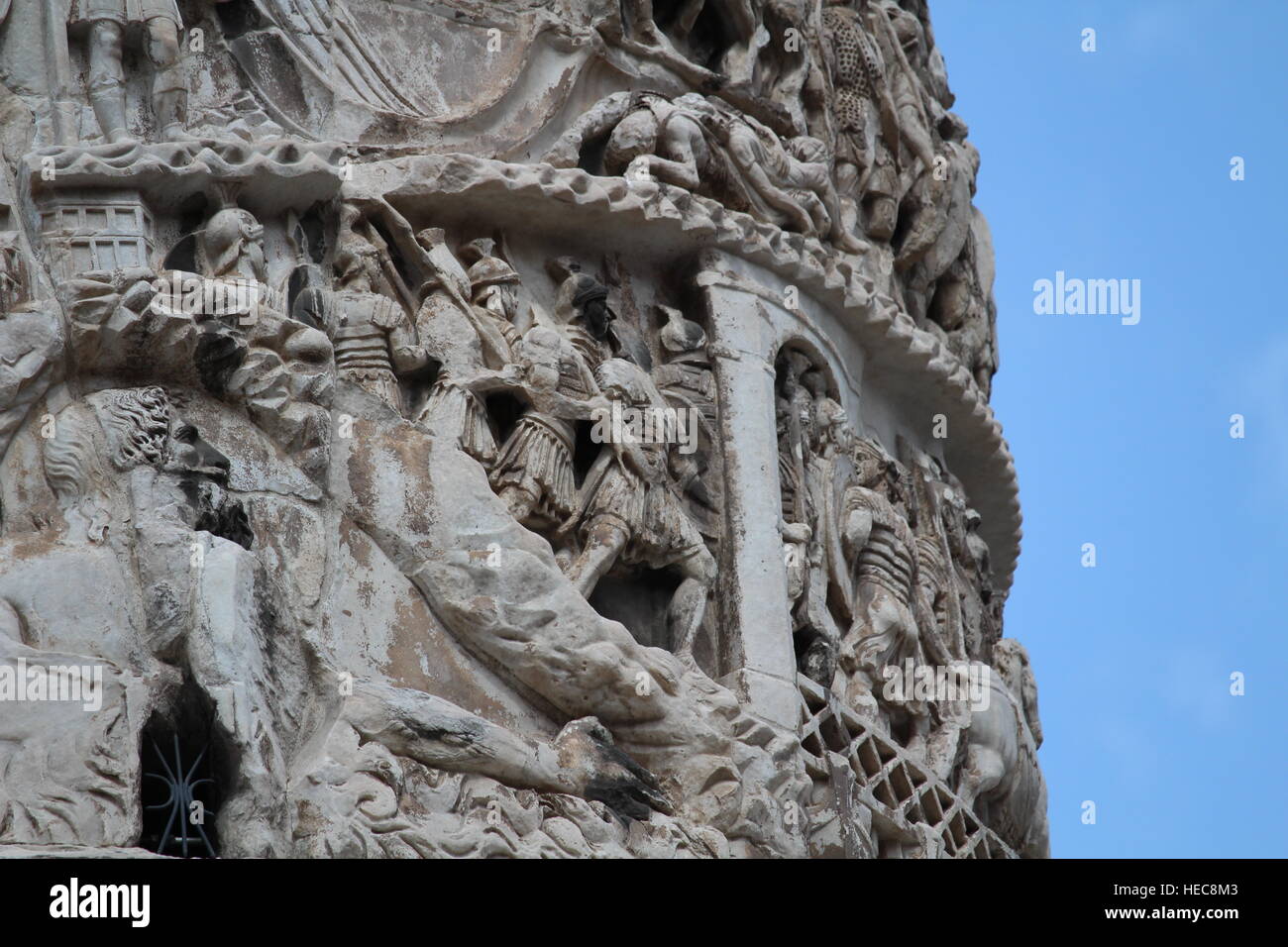 Column of trajan bas relief hi-res stock photography and images - Alamy