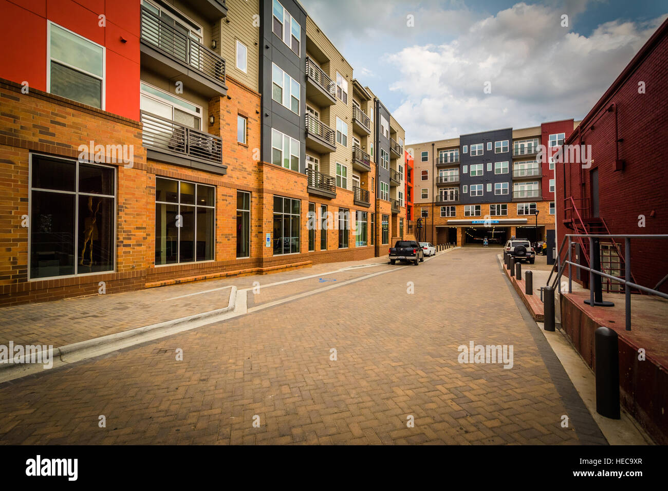 Building in NoDa, Charlotte, North Carolina Stock Photo - Alamy