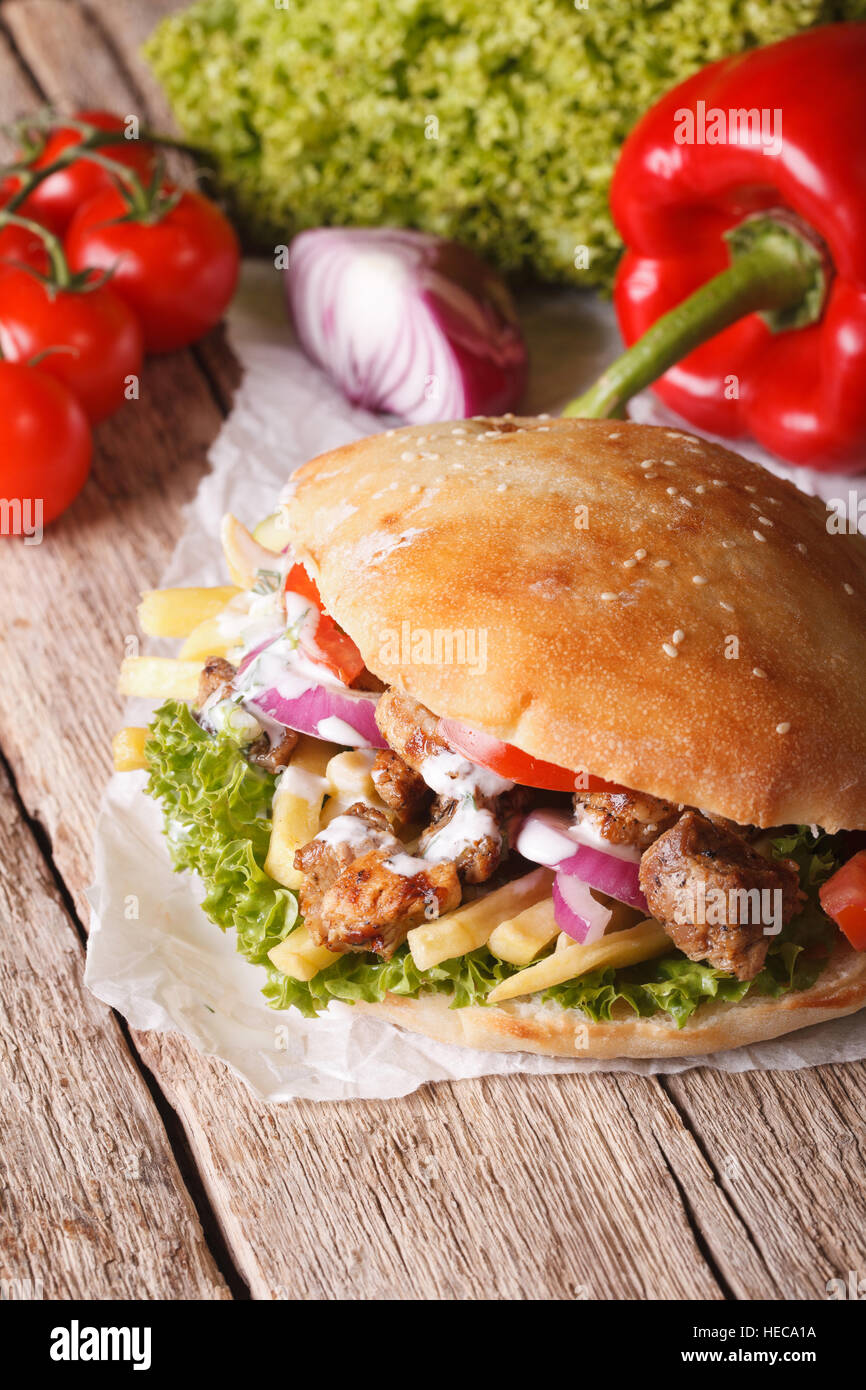 Kebab bread hi-res stock photography and images - Alamy