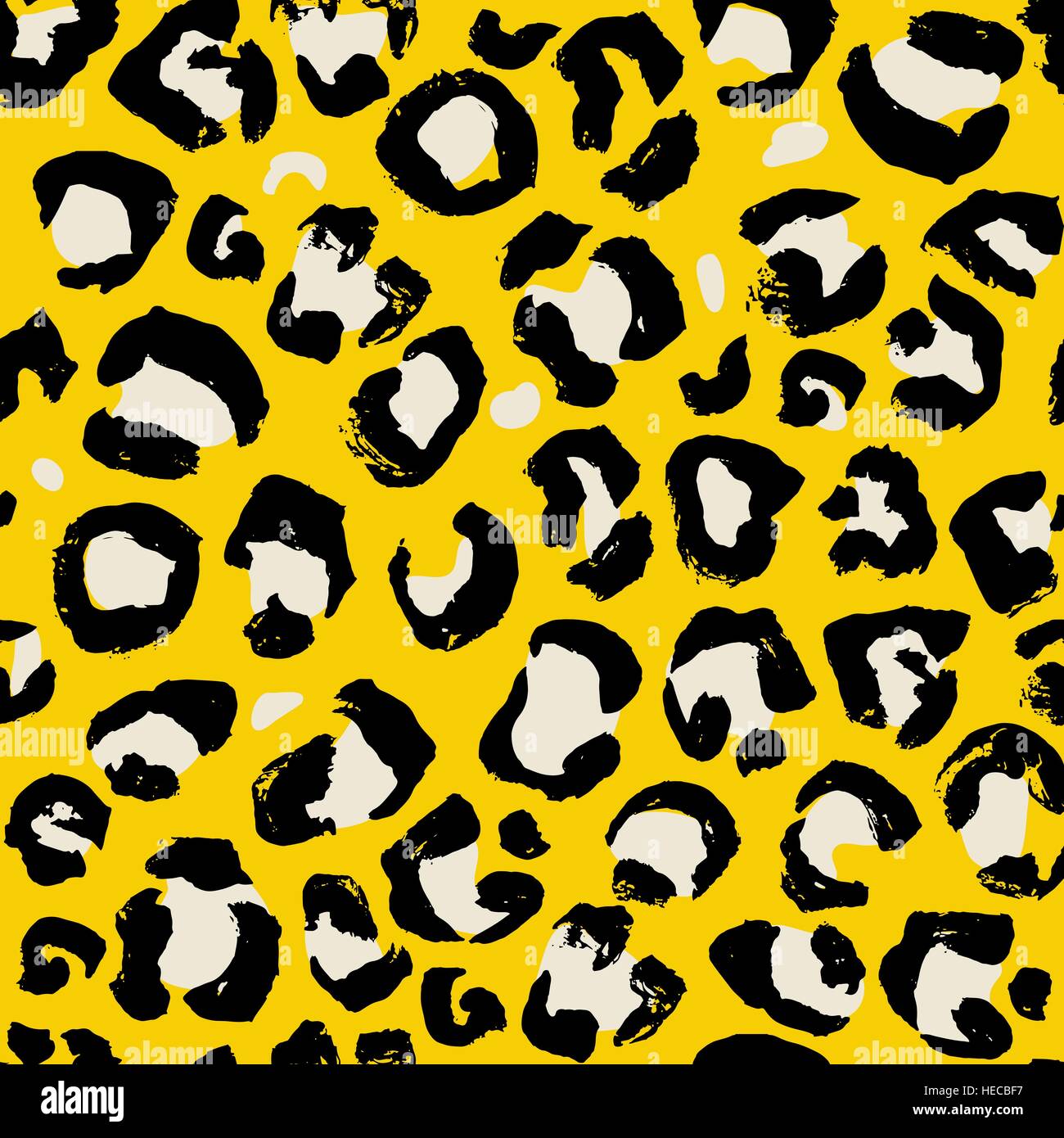 Yellow Animal Print