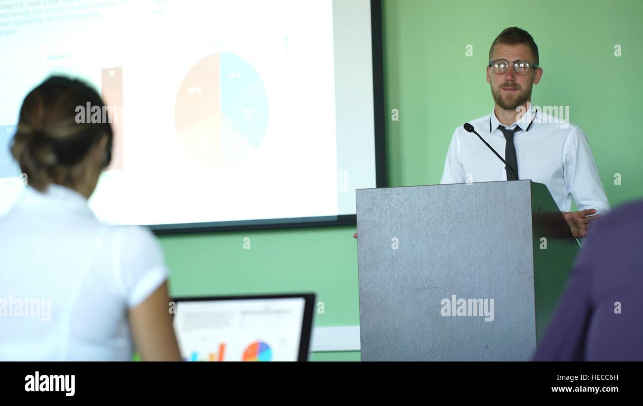 Whiteboard presenter businessman team hi-res stock photography and ...