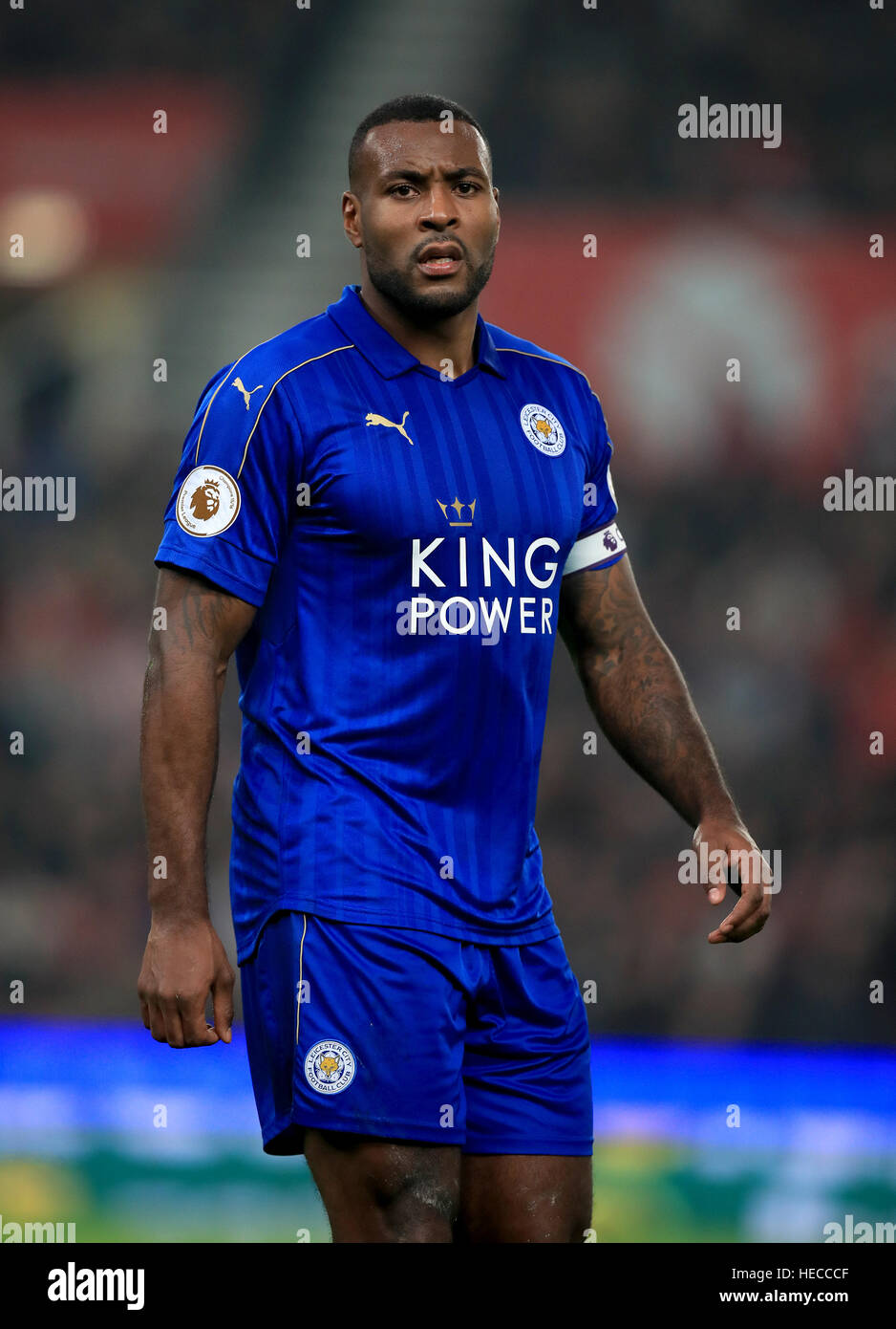 Leicester City's Wes Morgan Stock Photo - Alamy