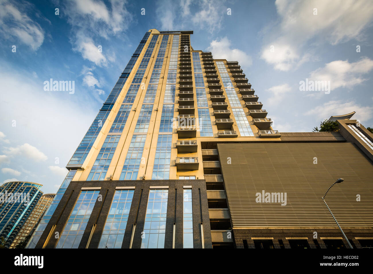 Modern building, in Uptown Charlotte, North Carolina Stock Photo - Alamy