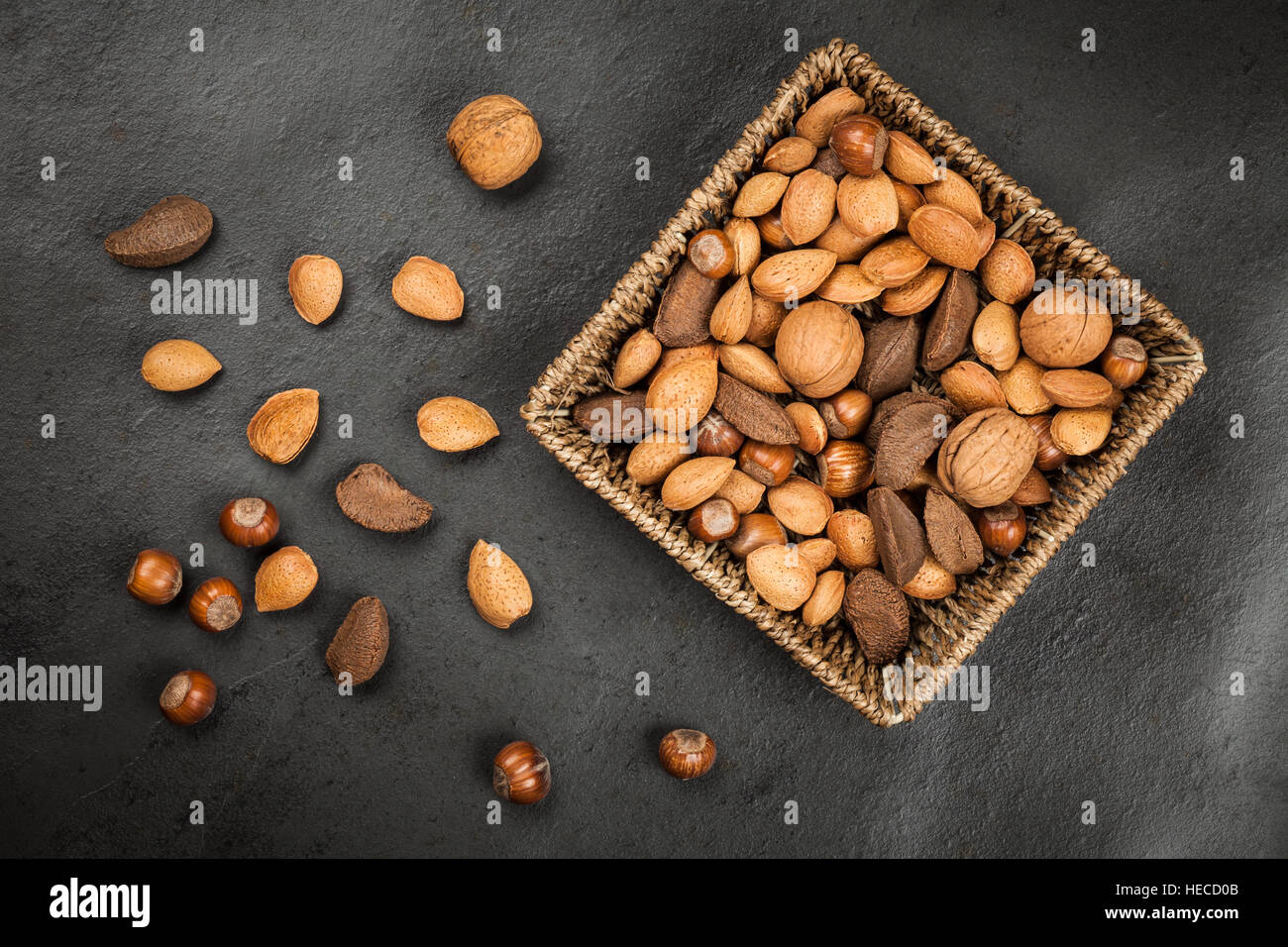 Assortment of nuts Stock Photo - Alamy