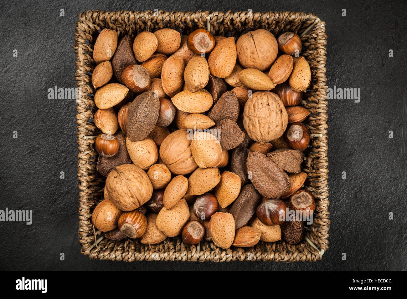 Assortment of nuts Stock Photo - Alamy