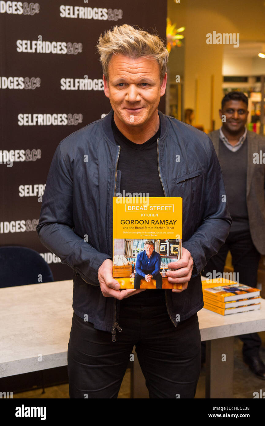 Chef Gordon Ramsay at a book signing for his new book 'Bread Street ...