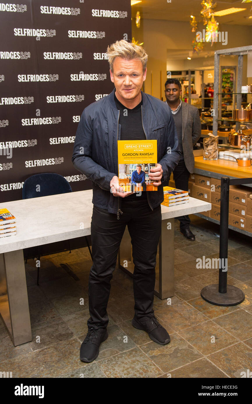 Chef Gordon Ramsay at a book signing for his new book 'Bread Street ...