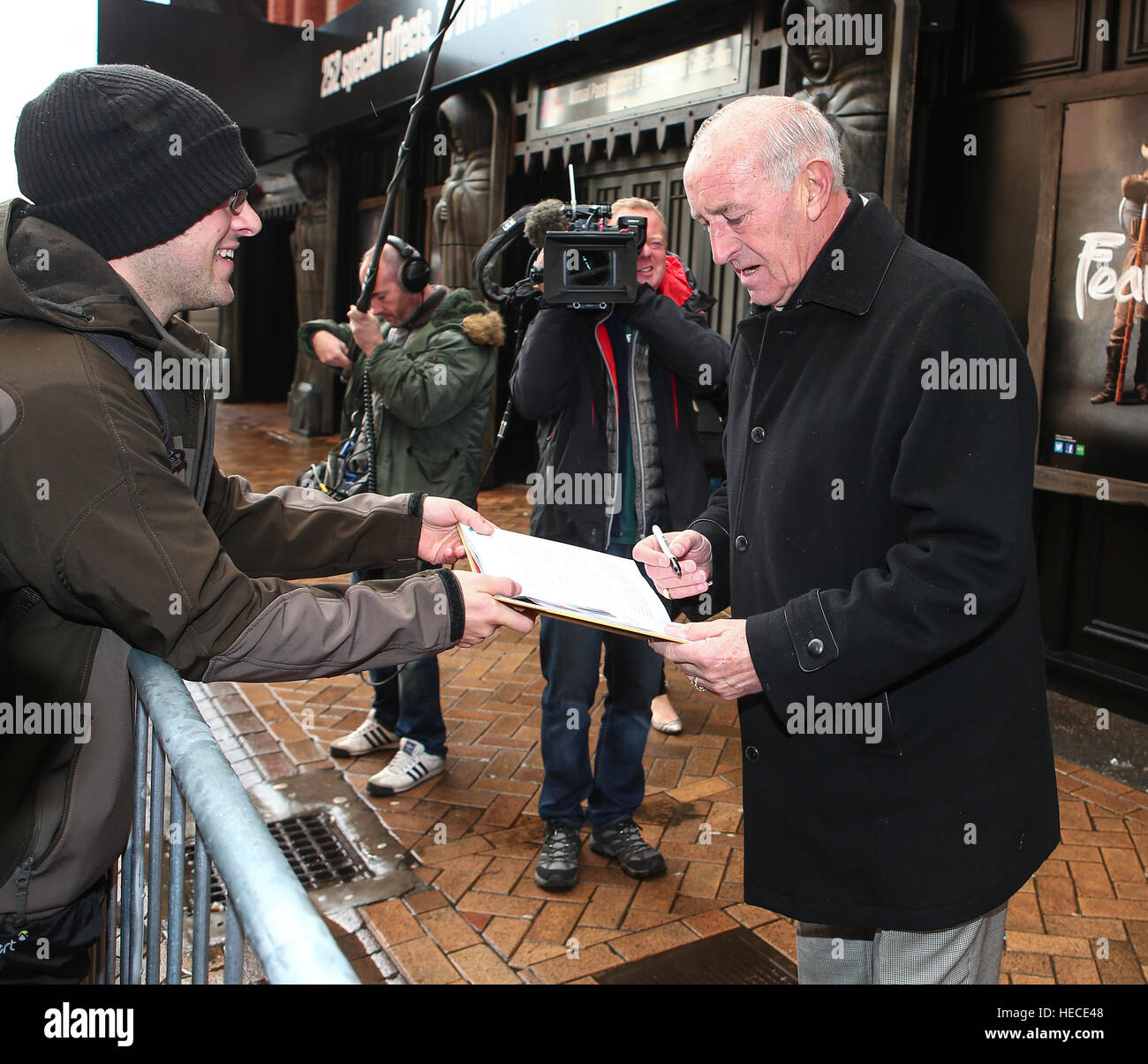 Celebs and their professional partners arrive at Blackpool Tower for ...