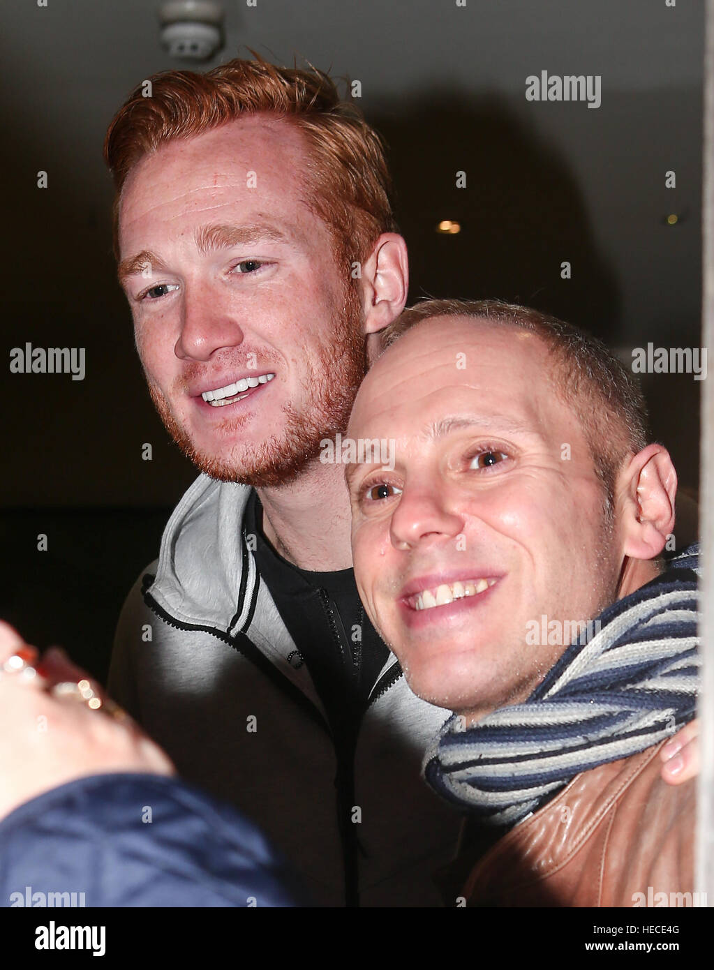 Celebs and their professional partners arrive at Blackpool Tower for ...