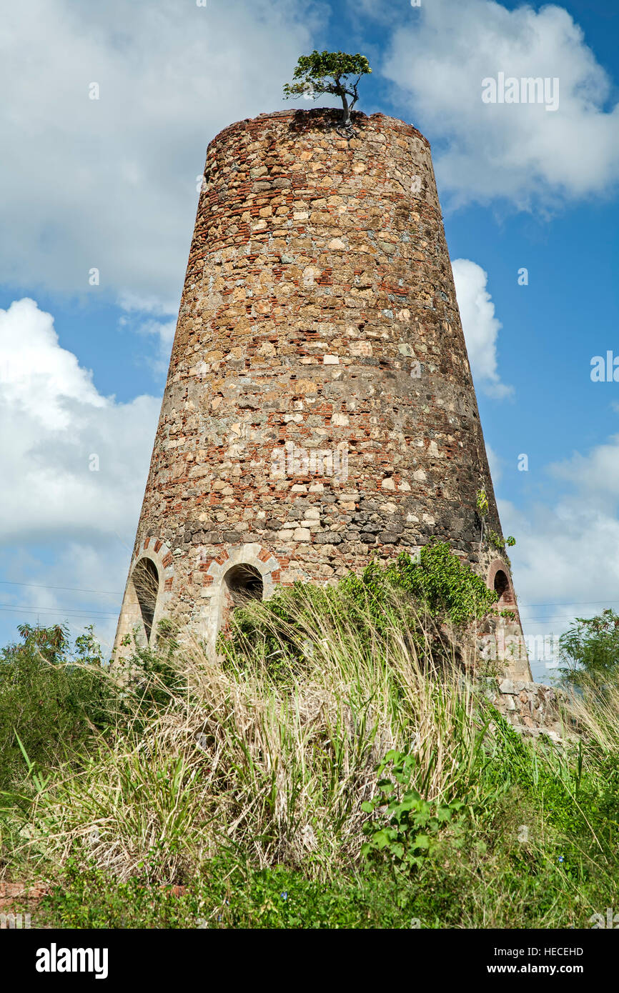 Sugar mill ruins, Guayama, Puerto Rico Stock Photo - Alamy