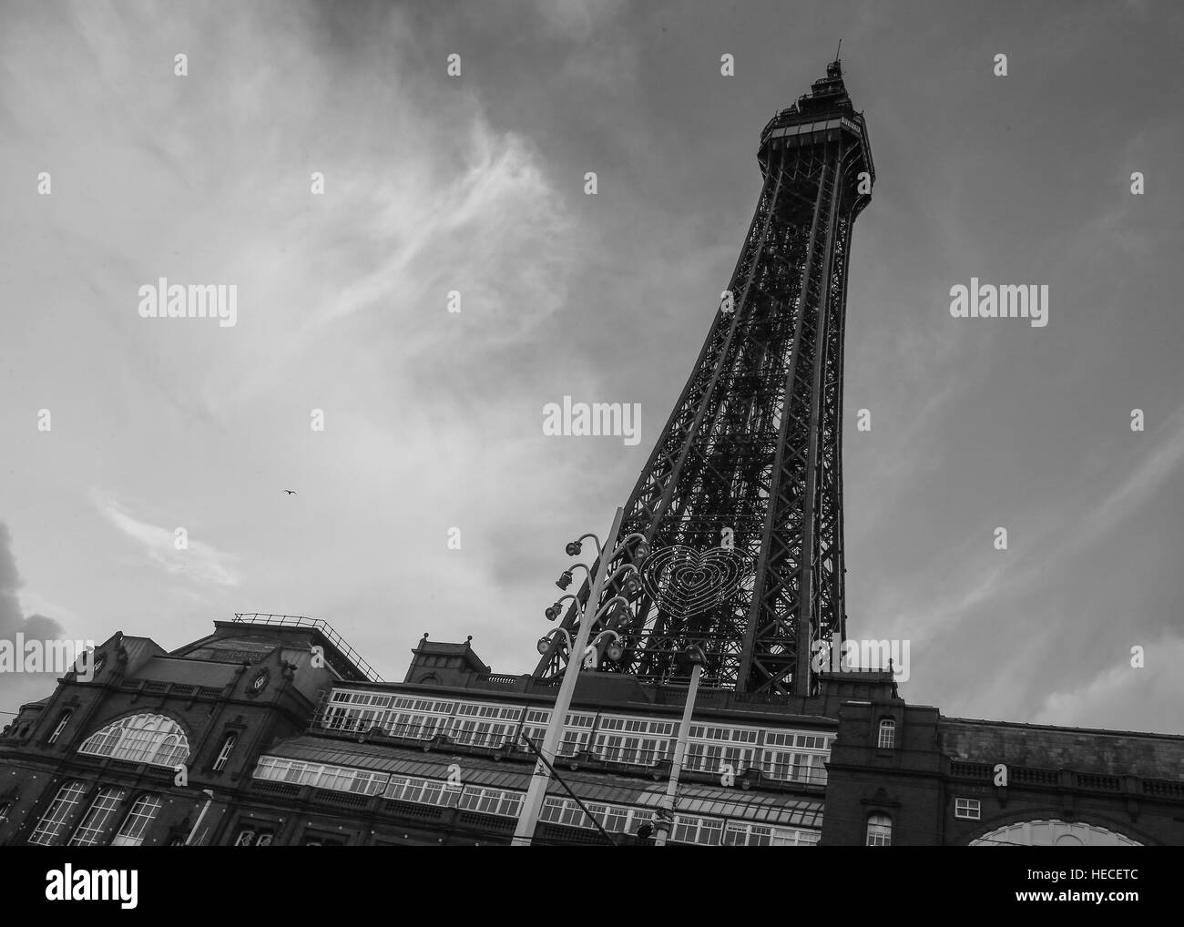 Blackpool Tower in Blackpool, Lancashire, a Grade I listed building ...