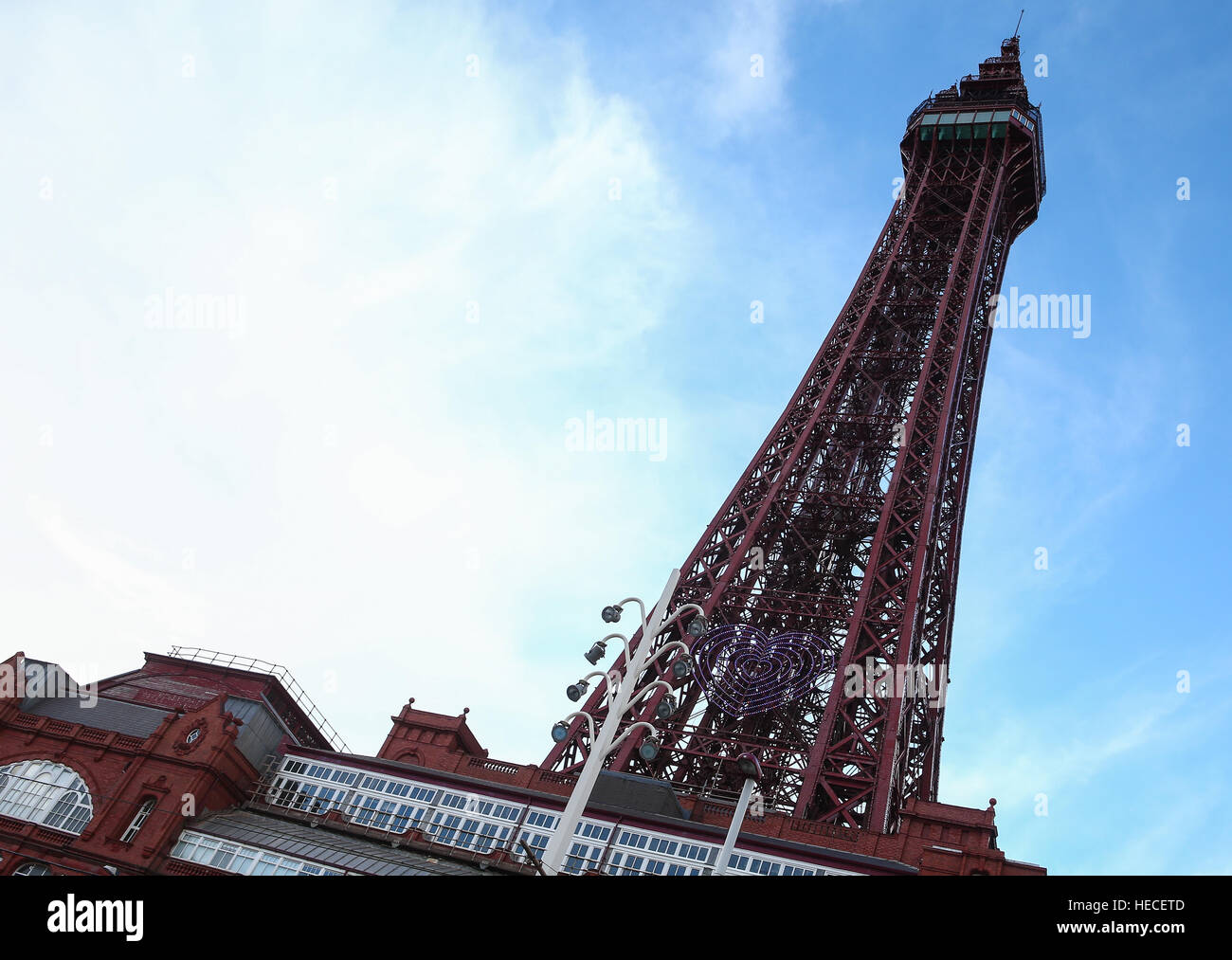 Blackpool Tower in Blackpool, Lancashire, a Grade I listed building ...