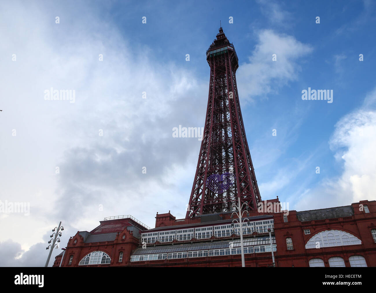 Blackpool Tower in Blackpool, Lancashire, a Grade I listed building ...
