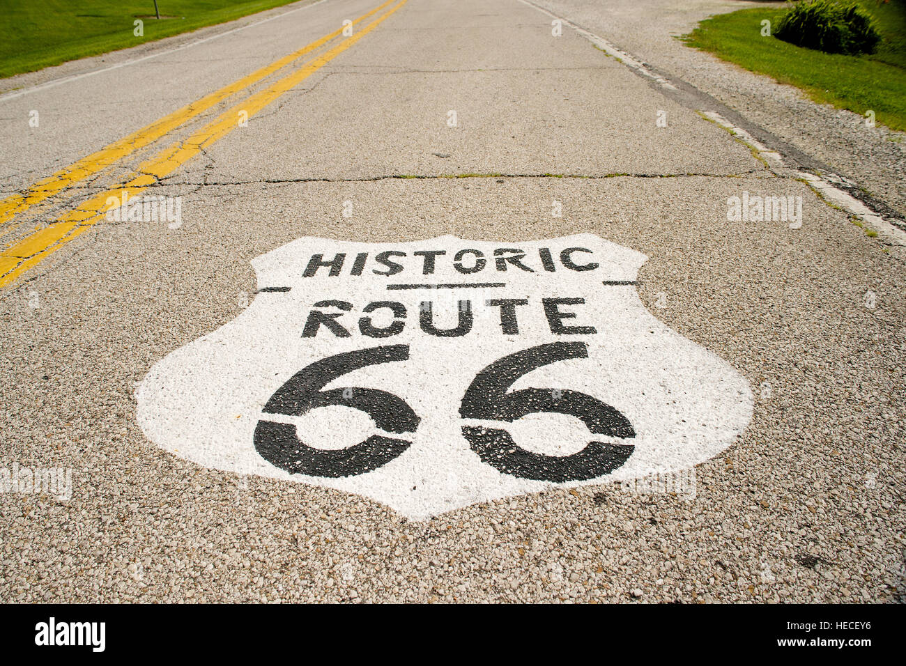 Illinois odell historic route 66 hi-res stock photography and images ...