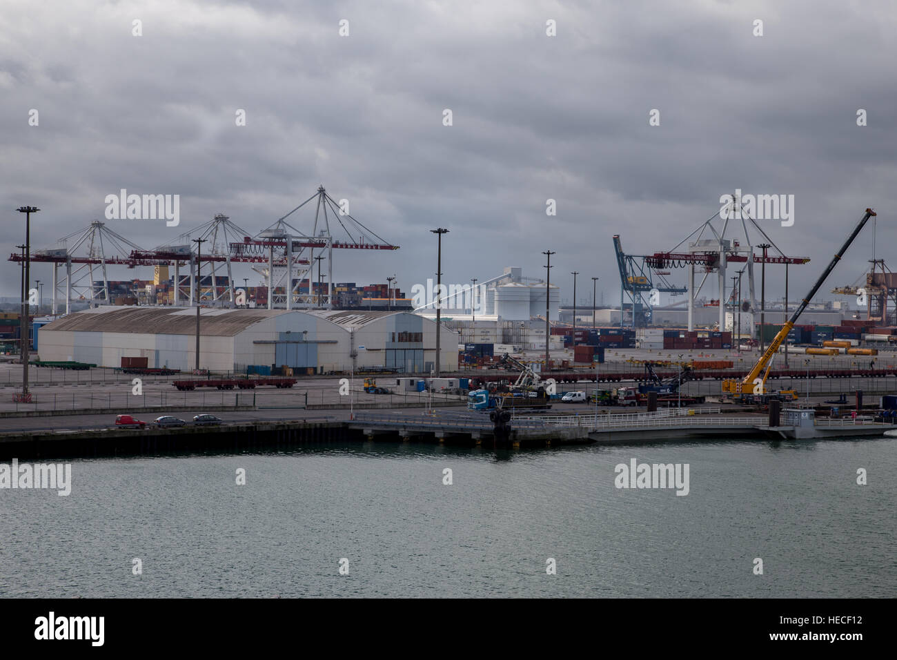 The docks in Dunkirk Stock Photo - Alamy
