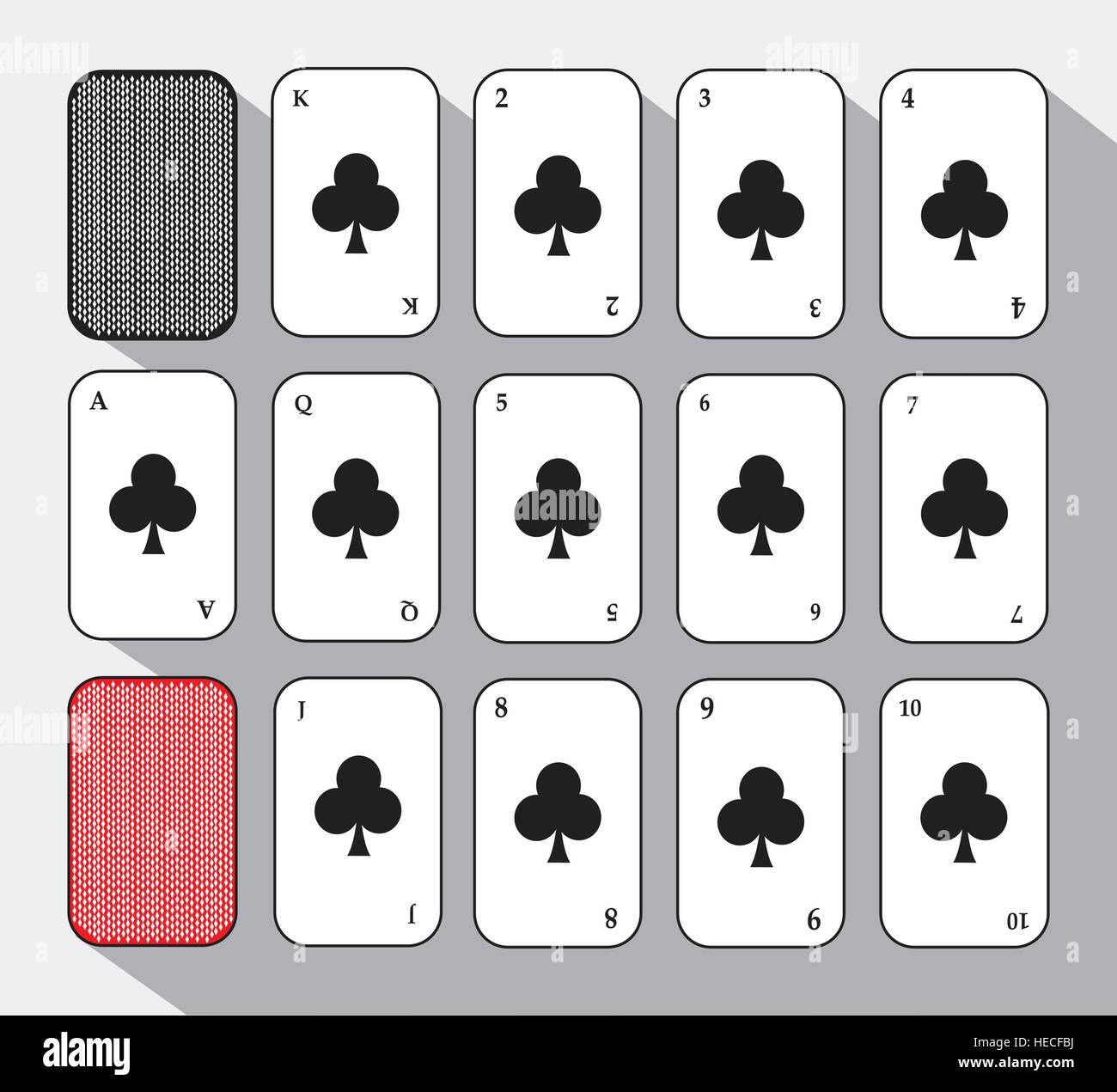 poker card. SET CLUB. white background to be easily separable. icon ...