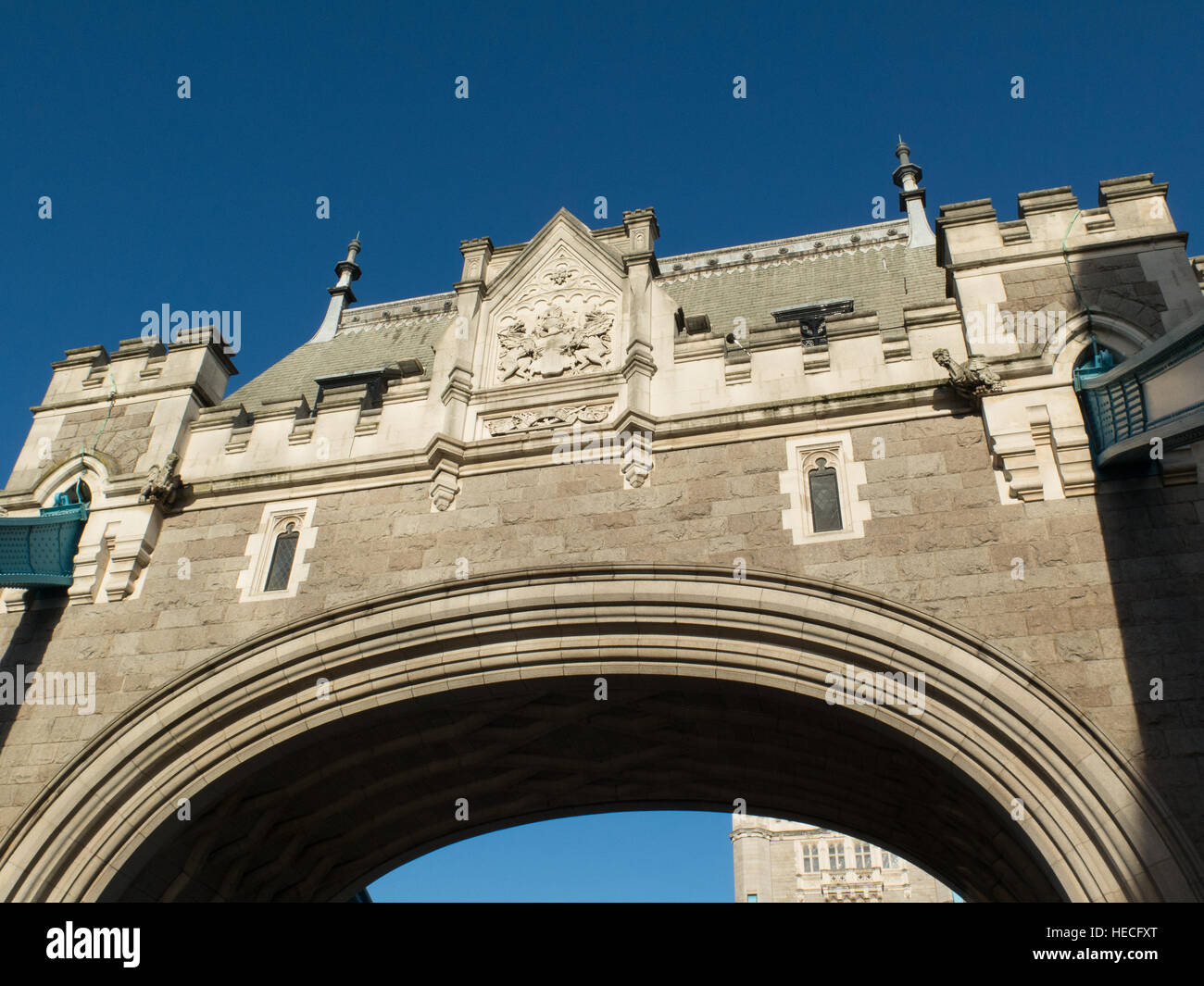 Tower bridge is a combined bascule and suspension bridge hi-res stock ...
