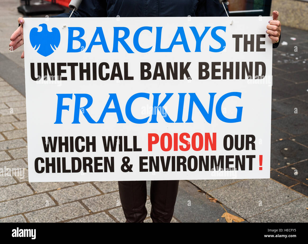 Campaigner with placard hi-res stock photography and images - Alamy