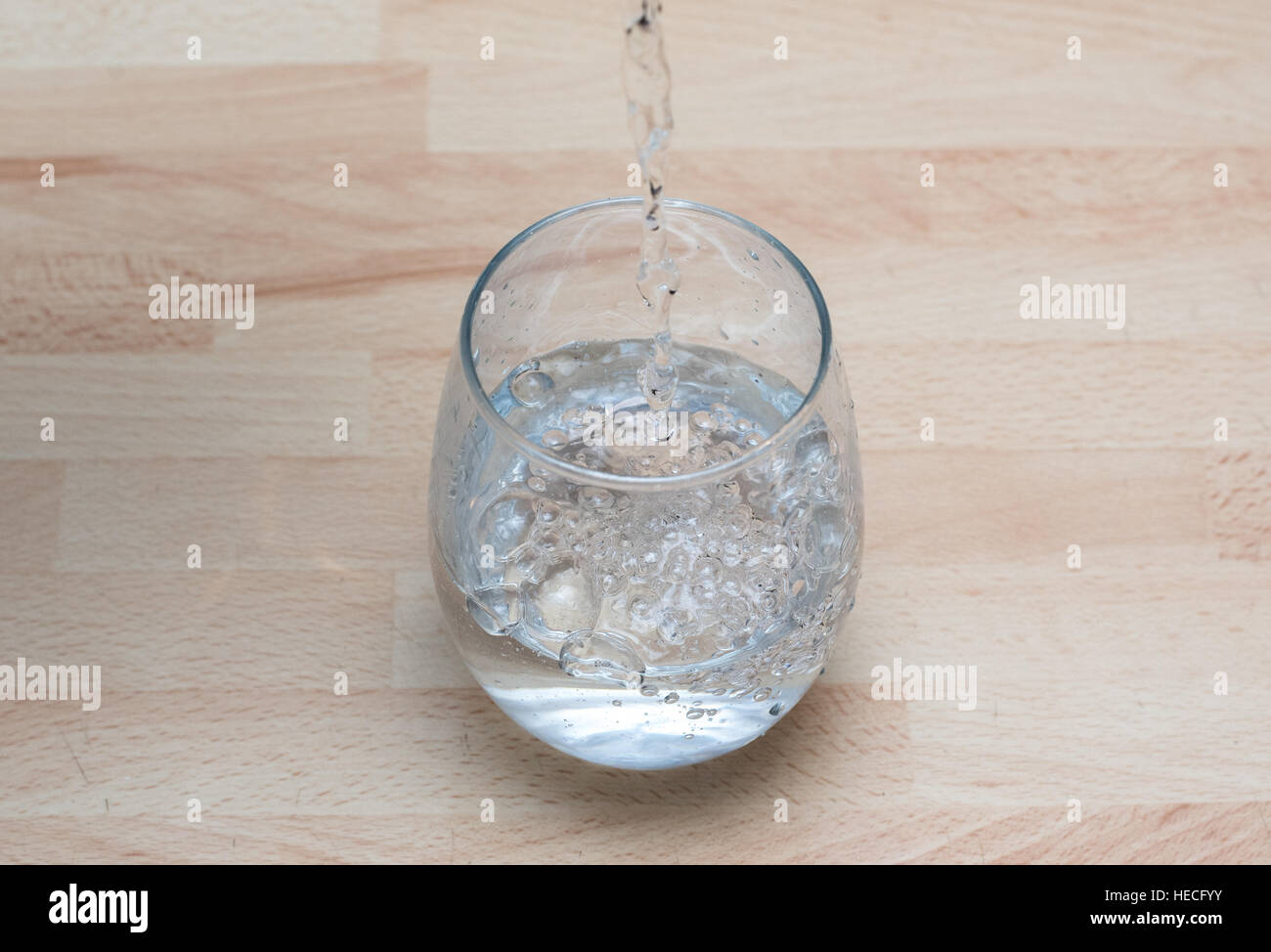 Water in a glass Stock Photo - Alamy