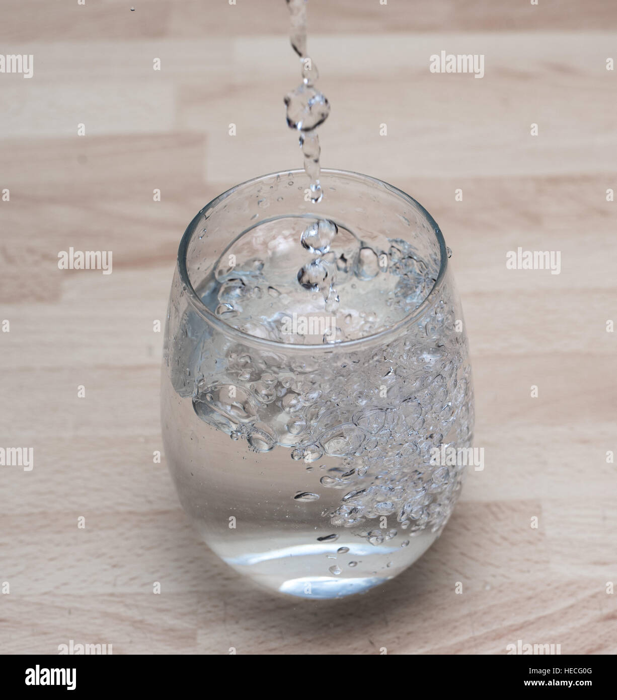 Water in a glass Stock Photo - Alamy