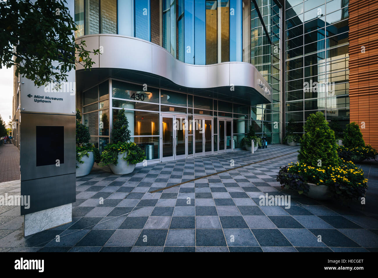 Modern building in Uptown Charlotte, North Carolina Stock Photo - Alamy