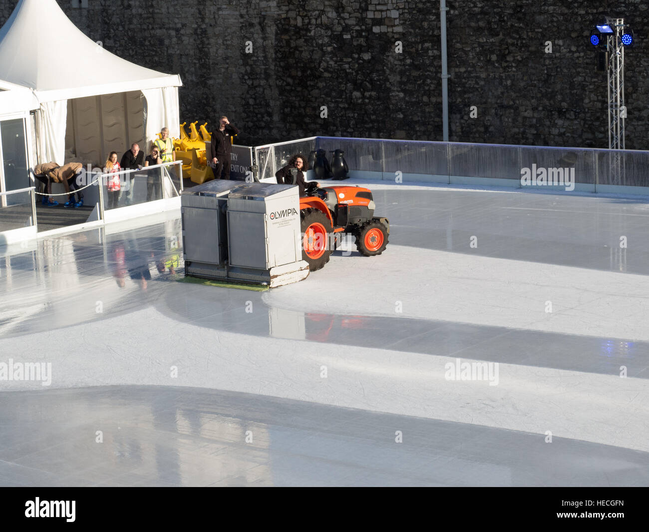 Ice skating rink fence not hockey hi-res stock photography and images ...