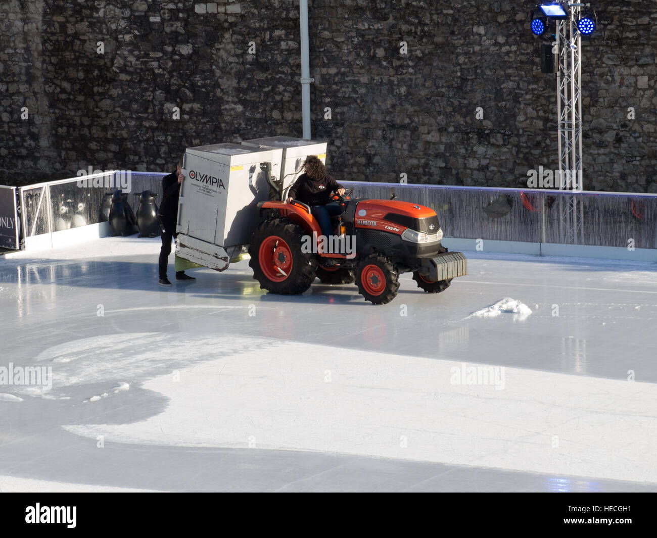 Ice skating rink fence not hockey hi-res stock photography and images ...