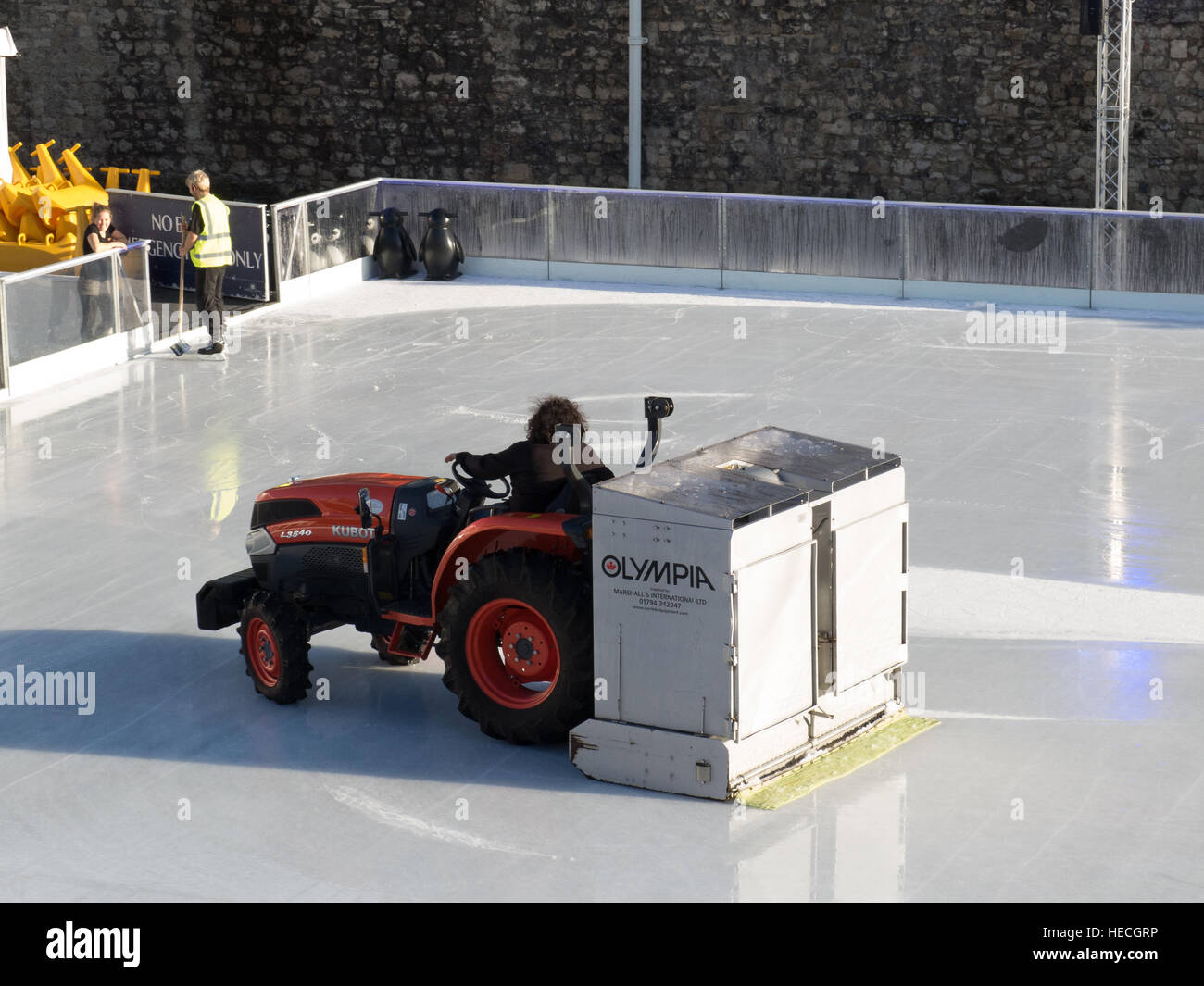 Ice skating rink fence not hockey hi-res stock photography and images ...