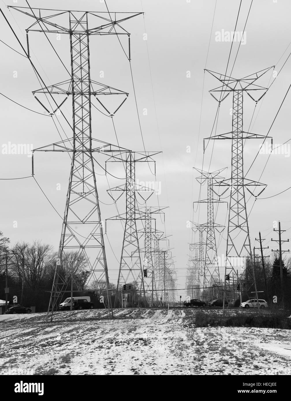 Electrical poles hi-res stock photography and images - Alamy