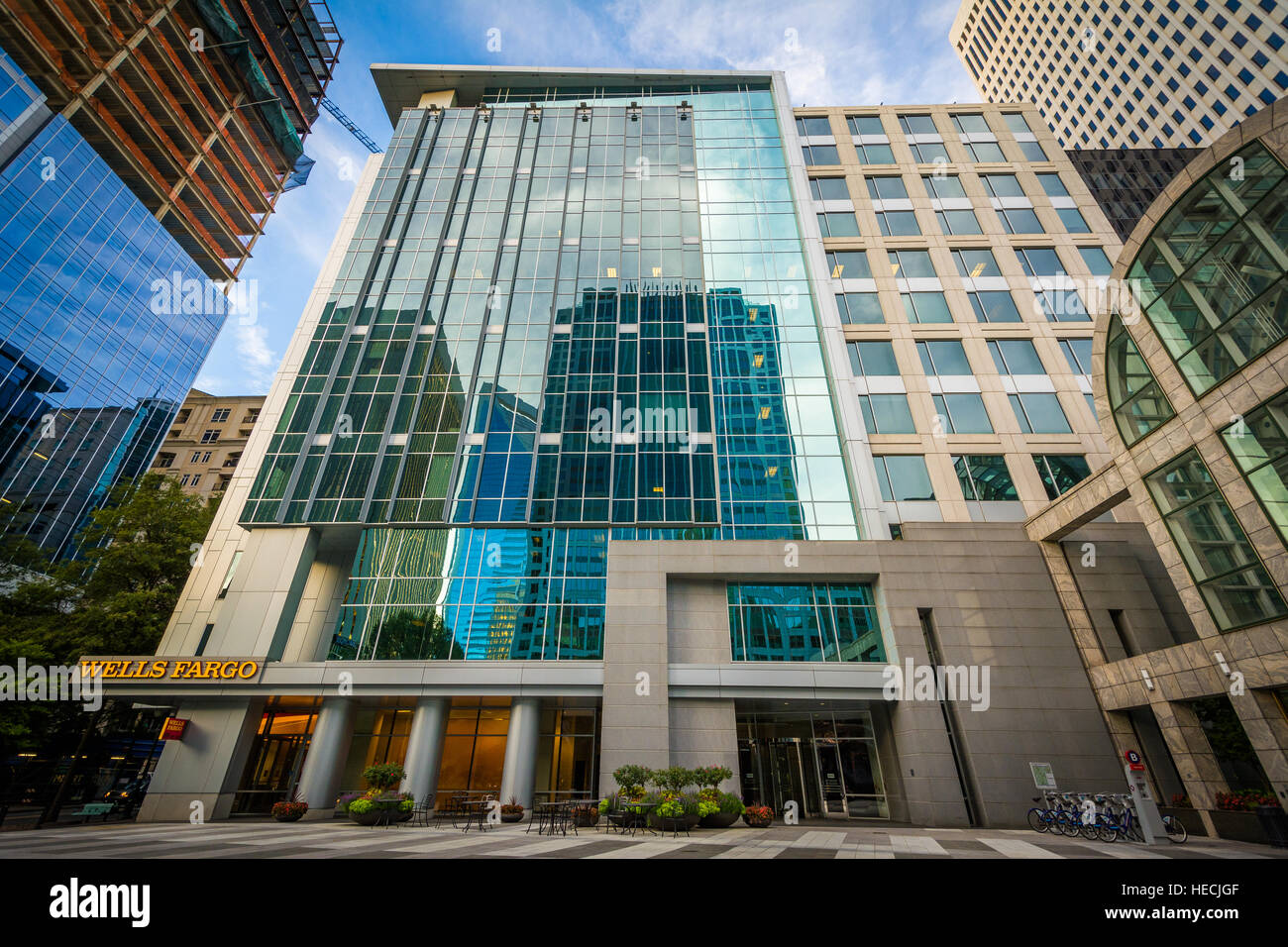Modern buildings in Uptown Charlotte, North Carolina Stock Photo - Alamy
