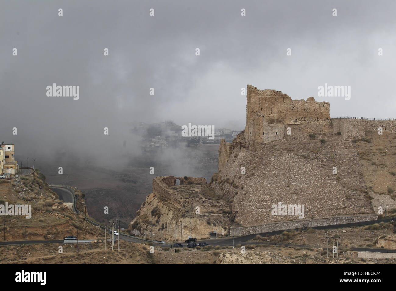Karak City, Anman, Jordan. 19th Dec, 2016. Photo taken on Dec. 19, 2016 ...