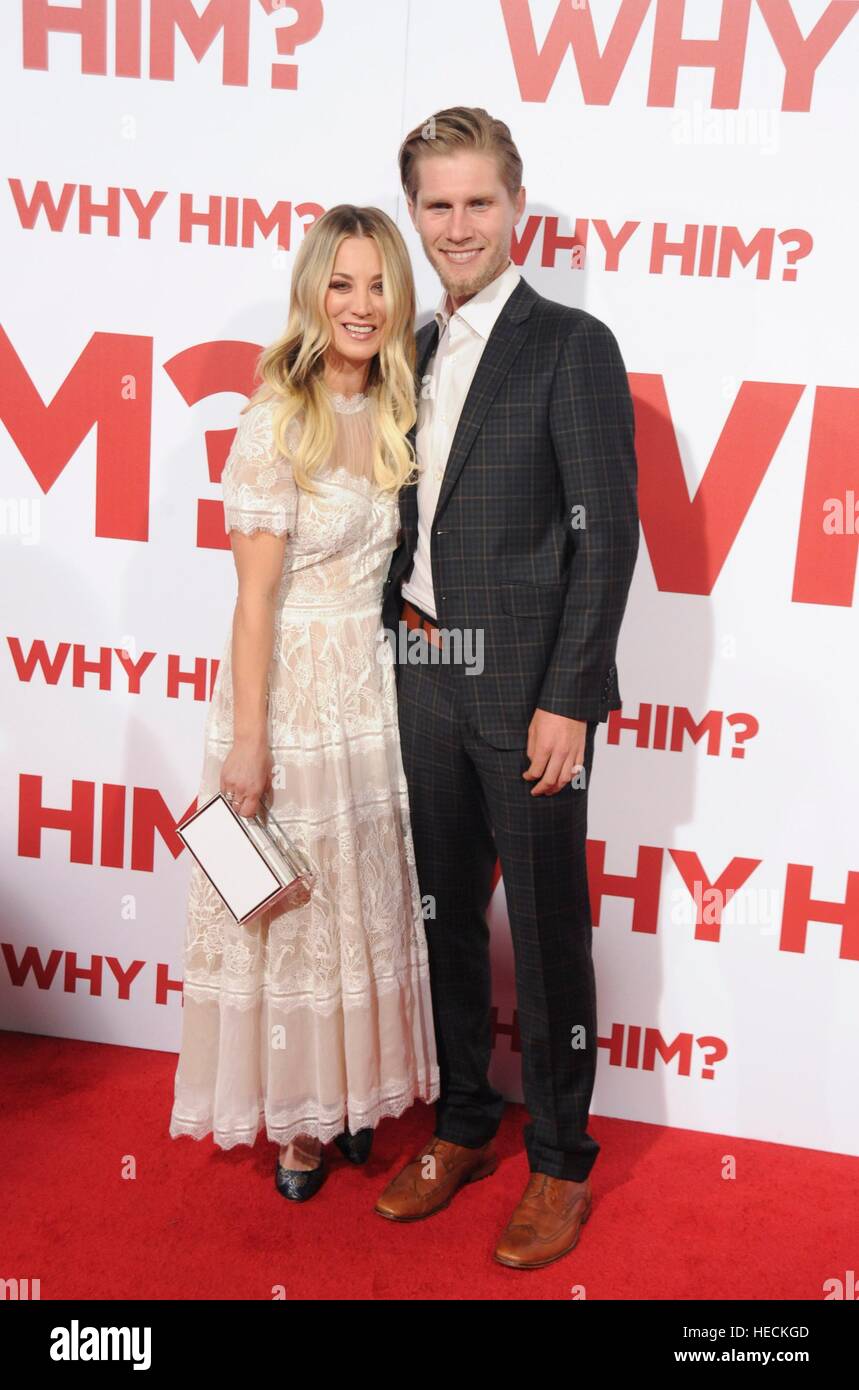 Los Angeles, CA, USA. 17th Dec, 2016. Kaley Cuoco, Karl Cook at ...