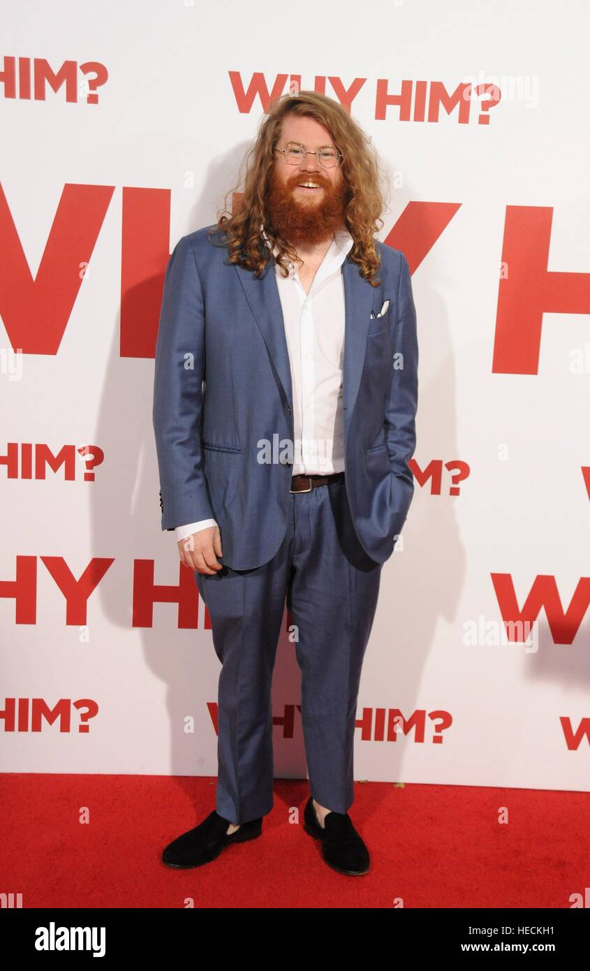 Los Angeles, CA, USA. 17th Dec, 2016. Zack Pearlman at arrivals for WHY ...