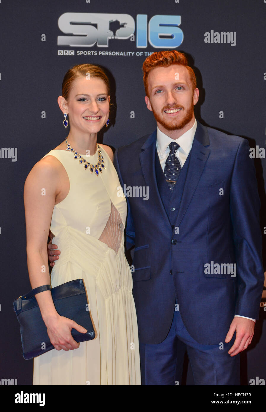 Bryony Page arriving on the Red Carpet the 2016 Sports personality Of ...